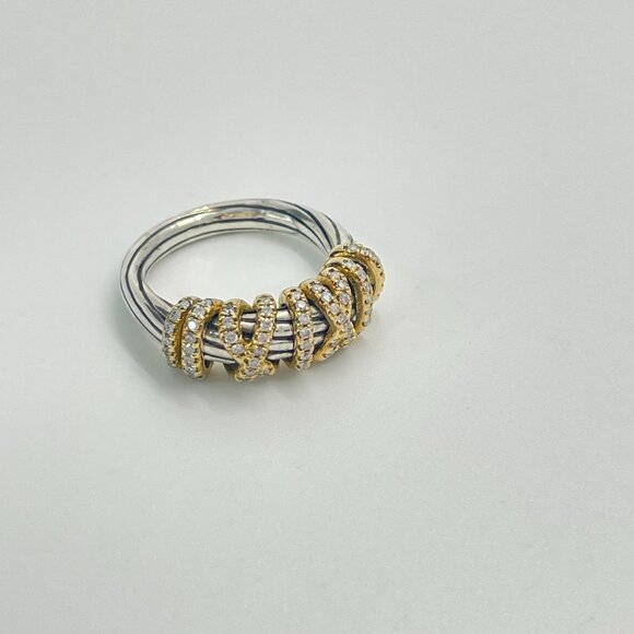 David Yurman | Jewelry | David Yurman Helena Ring With Diamonds 8k Gold | Poshmark